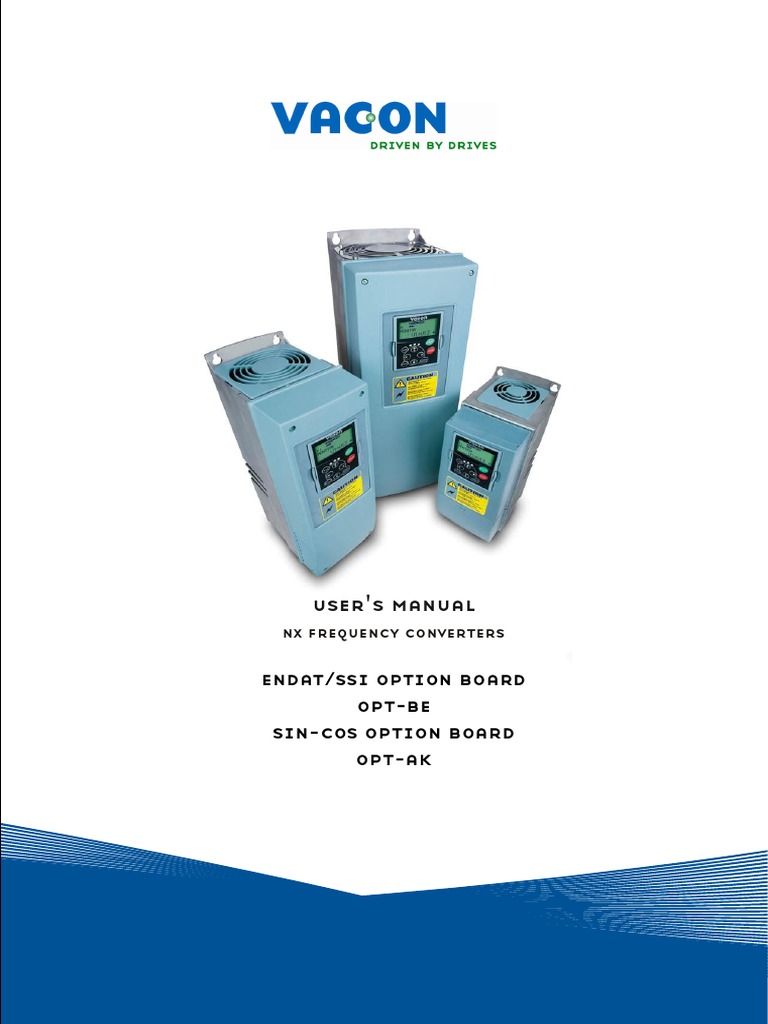 Vacon NX Optak Optbe Board User Manual Ud01182b en | PDF