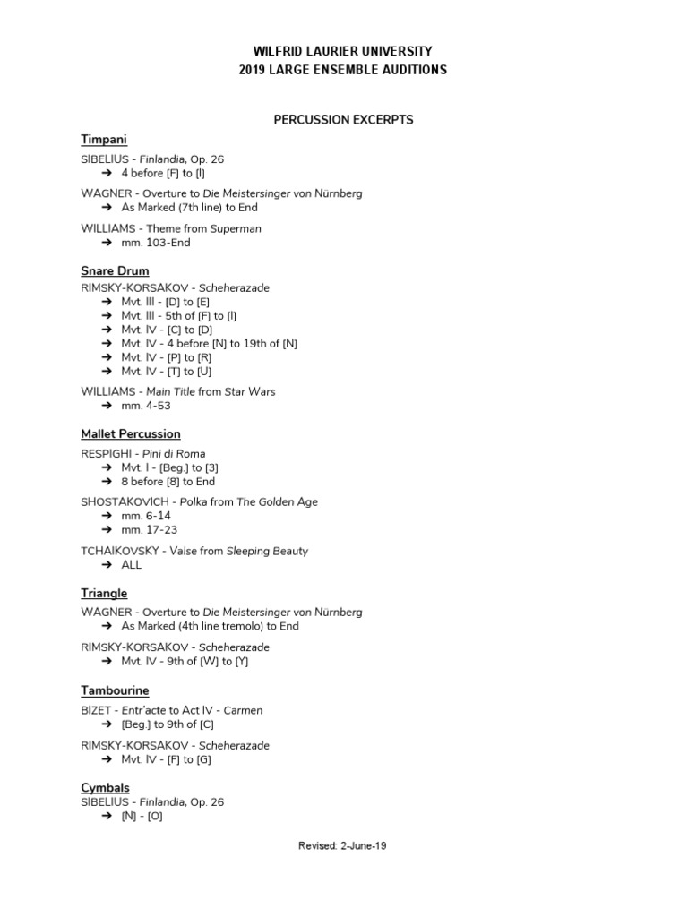 Percussion Ensemble | PDF