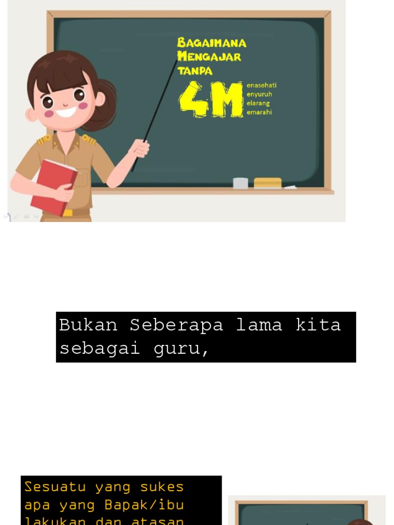 Mengajar Tanpa 4M | PDF