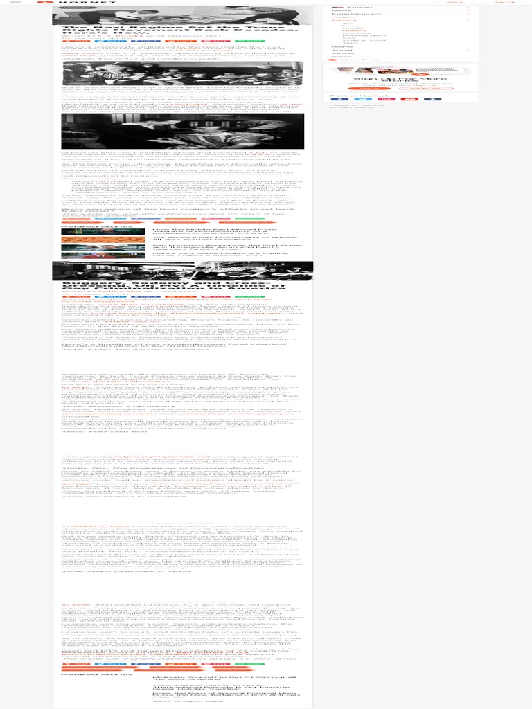 The Nazi Regime Set The Trans Rights Movement Back Decades | PDF ...