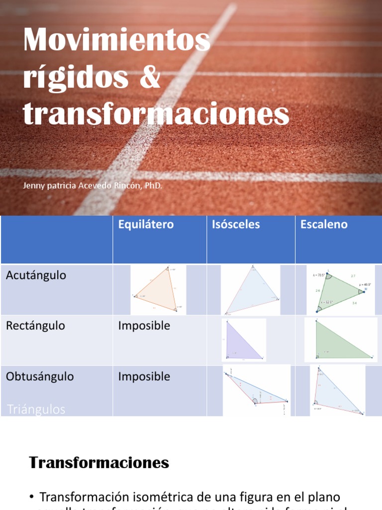 Transformaciones Geométricas y Simetría | PDF | Geometría | Geometría euclidiana