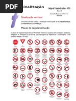 Reg de Sinais de Trânsito | PDF | Tráfego | Vermelho