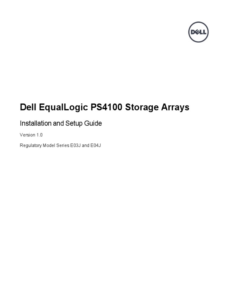 Equallogic ps4100 - Setup Guide - en Us | PDF | Command Line Interface ...