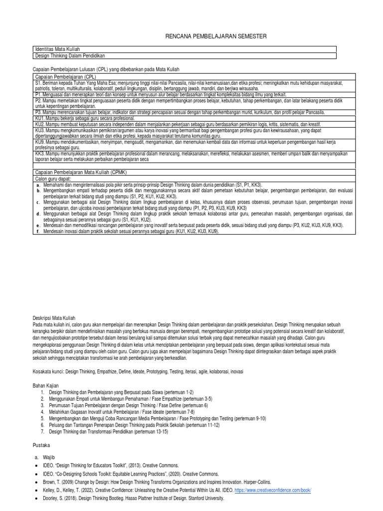 RPS Design Thinking | PDF