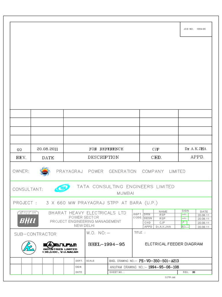 Eot Crane DRWG | PDF | Mains Electricity | Electrical Engineering