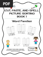 Free Rhyming Flip Books Literacy Center Worksheets | PDF