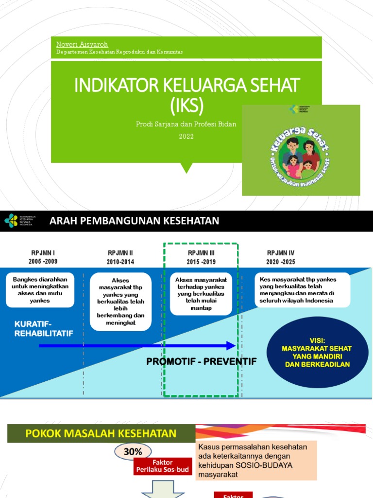 Indikator Keluarga Sehat (Iks) | PDF