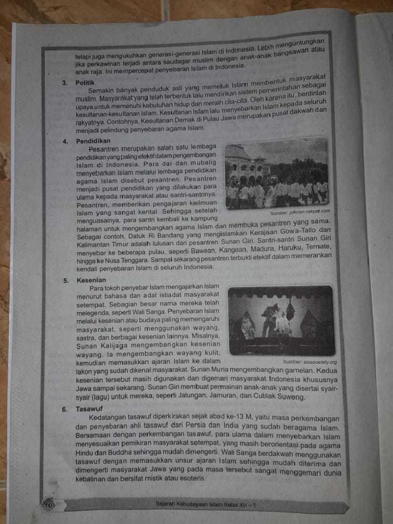 BAHAN SKI XII Petikan Modul 1 | PDF