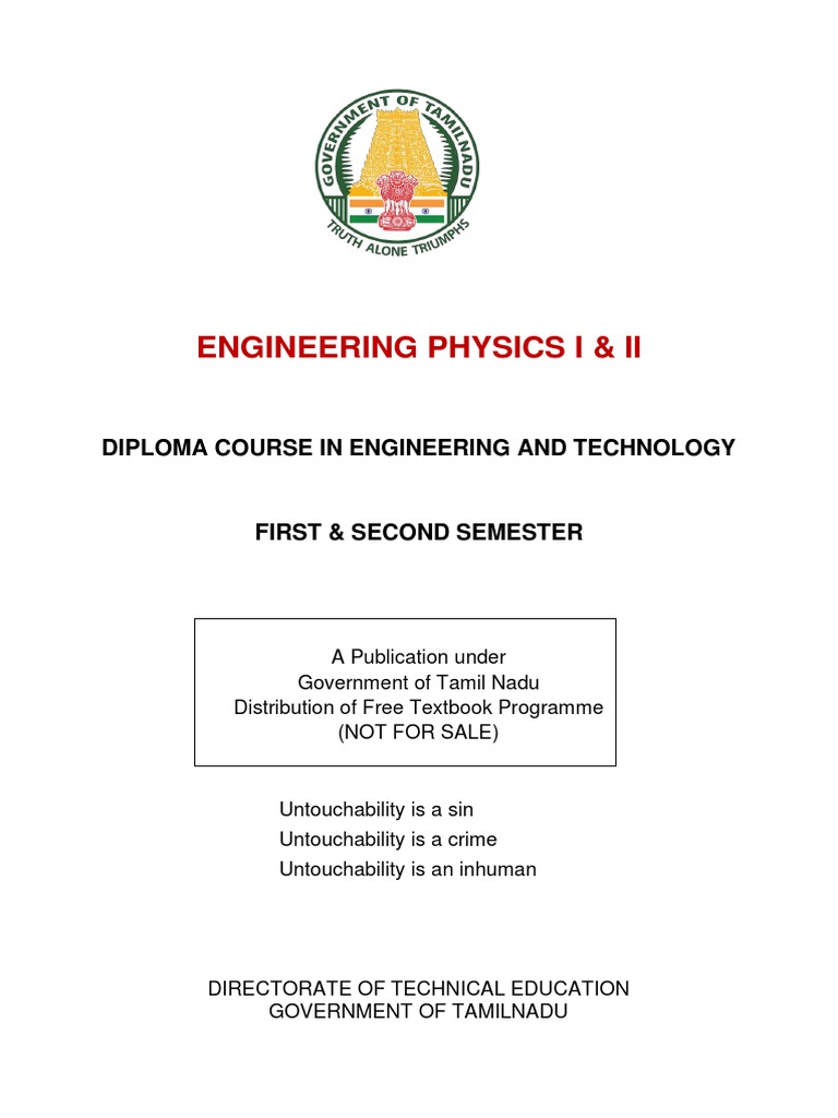 Engineering Physics Semester I II | PDF | Rotation Around A Fixed Axis ...