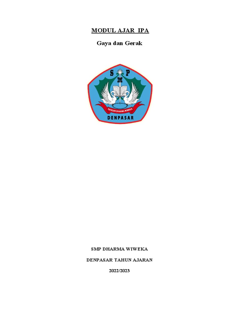 Modul IPA Kelas 8: Gaya dan Gerak | PDF