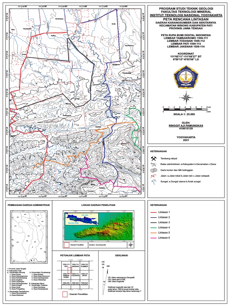 Peta Geologi Karangsumber | PDF