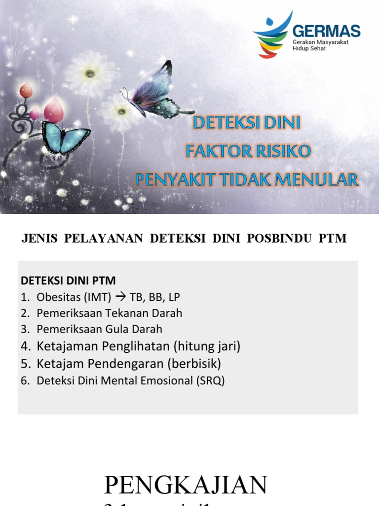 Deteksi Dini Faktor Risiko PTM | PDF