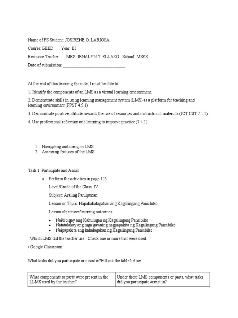 FS2 Ep14 | PDF | Teachers | Learning