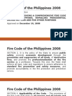 Fire Code of the Philippines (RA 9514) | PDF | Fire Safety | Firefighting