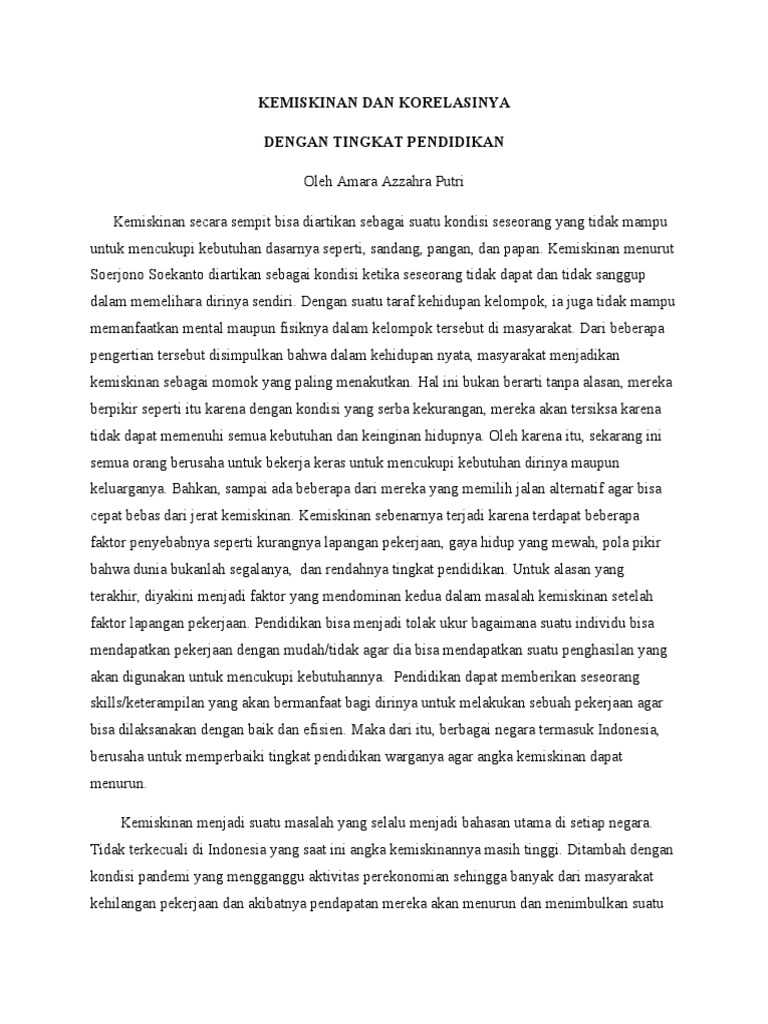 Essay | PDF | Ilmu Sosial | Gaya Hidup