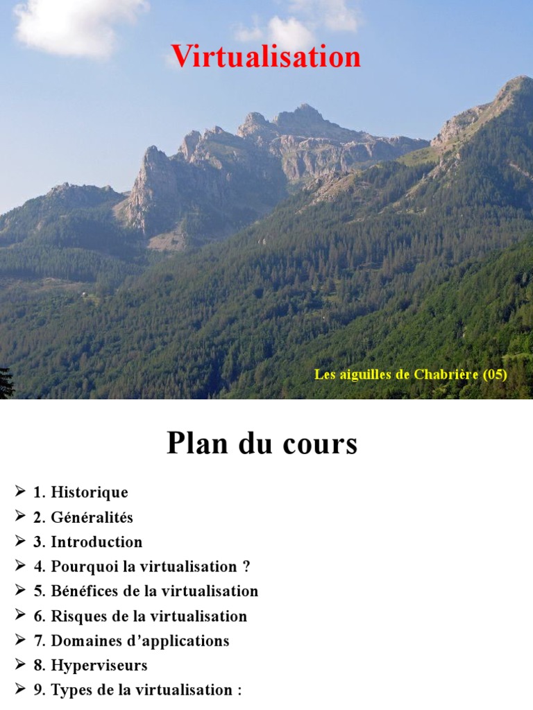 ESGIS | PDF | Virtualisation | Machine virtuelle