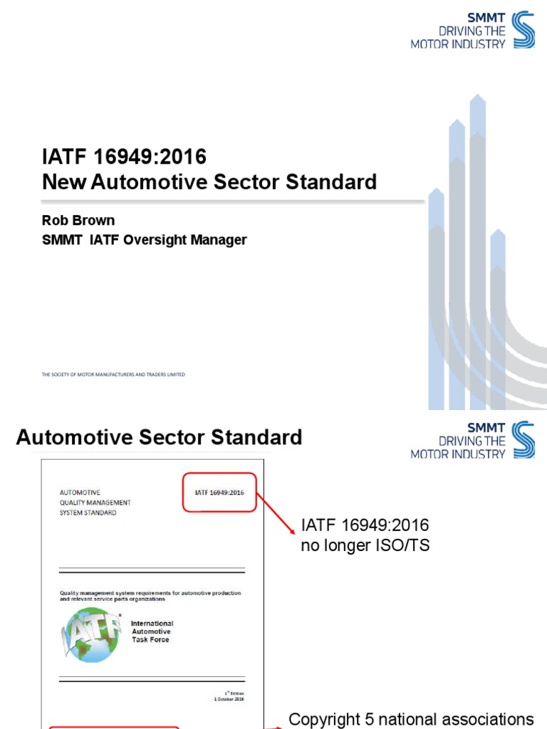 IATF 16949 - 2016 - Dec2016 | PDF | Iso 9000 | Quality Management