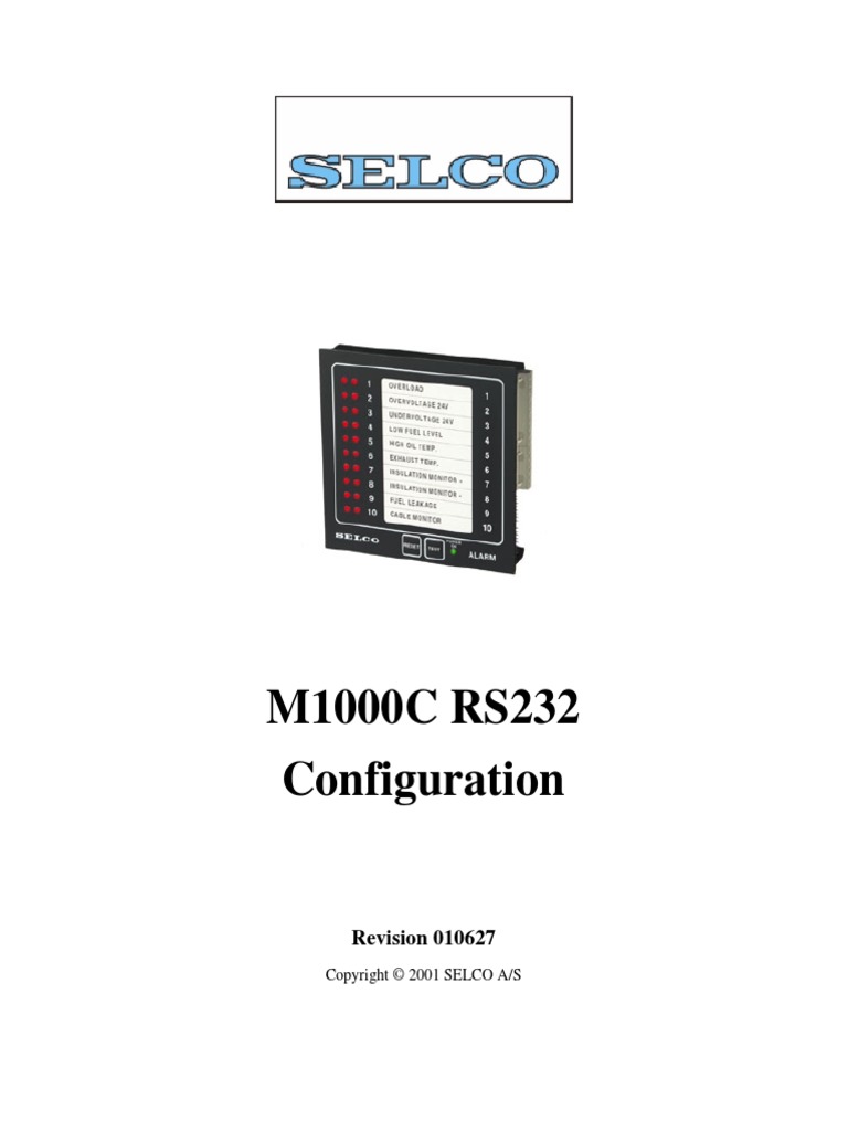 M1000C RS232 Configuration | PDF | Microsoft Windows | Icon (Computing)