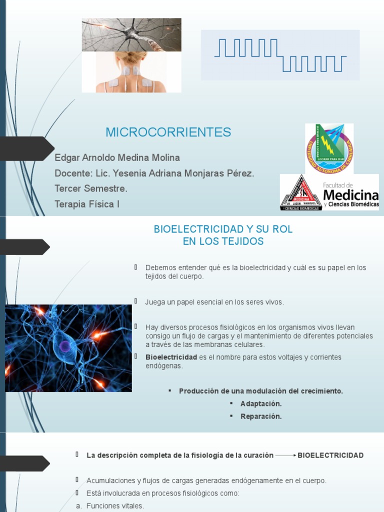 Terapia con Microcorrientes en Fisioterapia | PDF | Corriente eléctrica ...