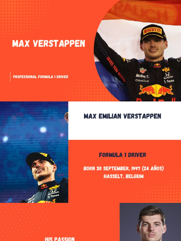 Max Verstappen: F1 Champion Biography | PDF | Sports & Recreation
