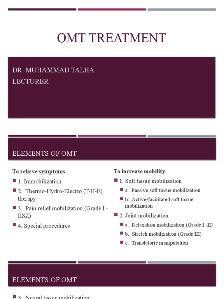 LC-6 OMT Treatment | PDF | Skeletal Muscle | Vertebral Column