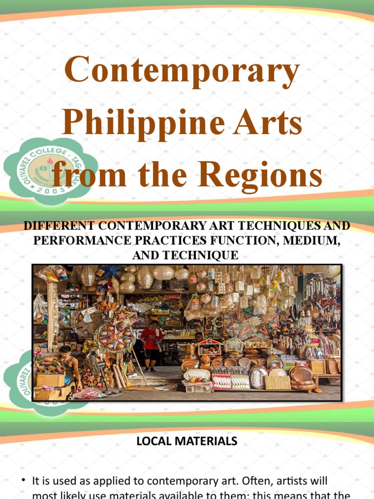 Local Materials and Techniques in Contemporary Philippine Art from the ...
