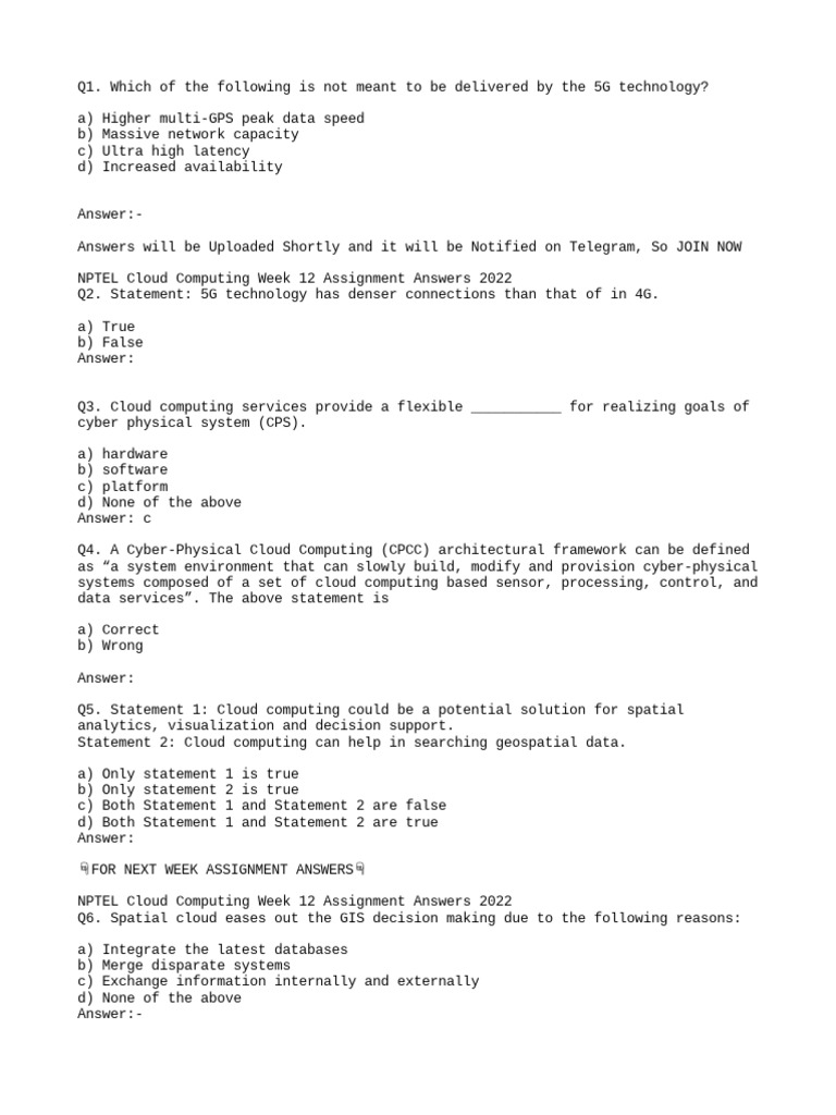 Old Question | PDF | Cloud Computing | Cache (Computing)