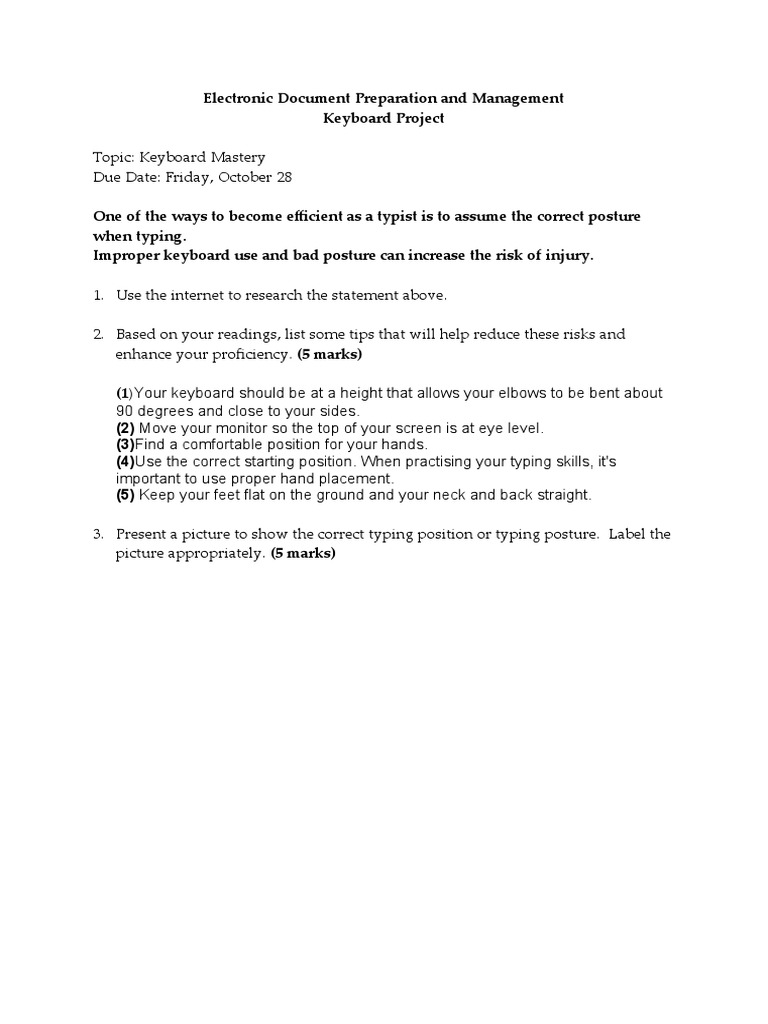 Keyboard Project-Elroy | PDF | Computer Keyboard | Office Equipment