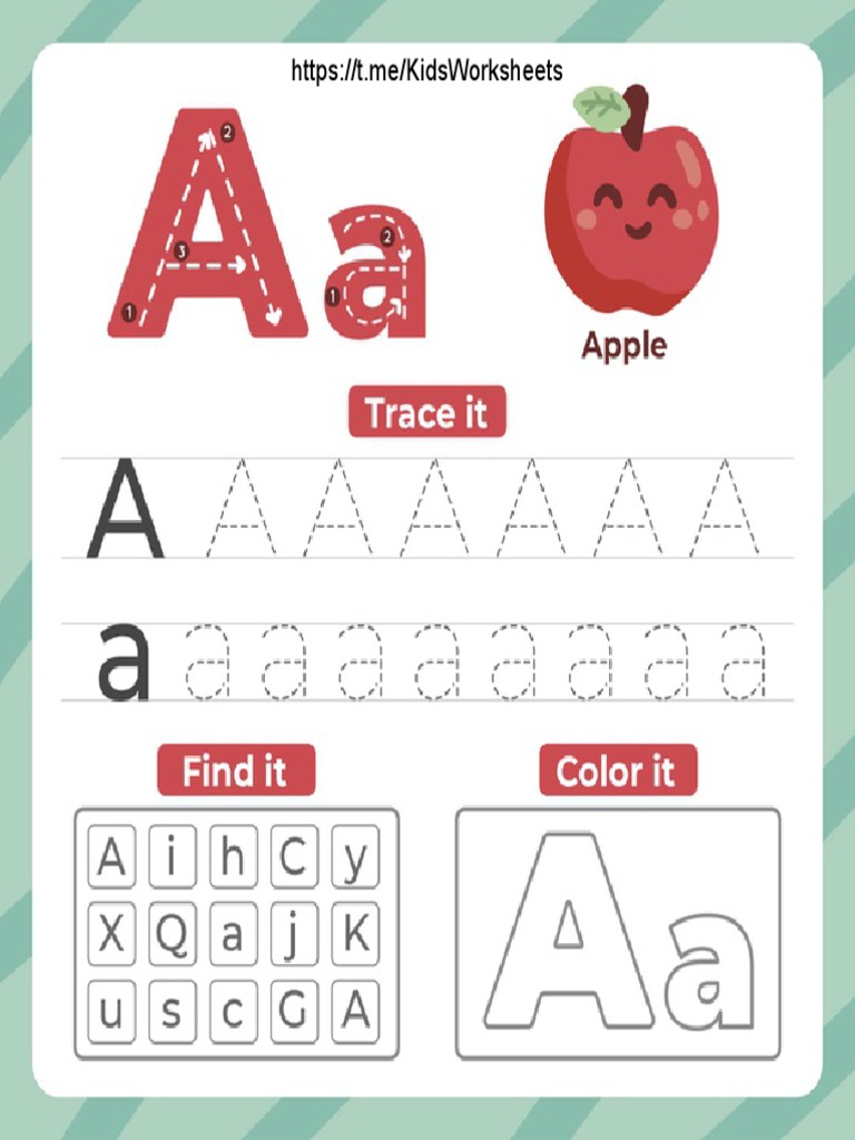 Alphabets Tracing (Capital-Small) | PDF