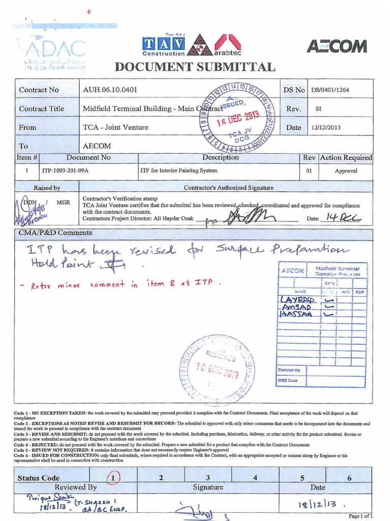 ITP 1093 201 09A V01.C (ITP For Interior Painting System) 74943 | PDF ...