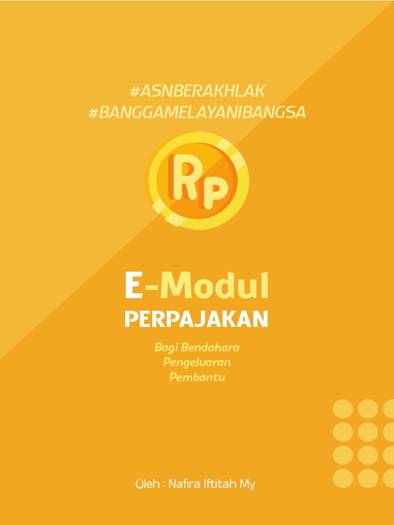 Emodul Perhitungan Perpajakan Bagi Bendahara Pengeluaran | PDF ...