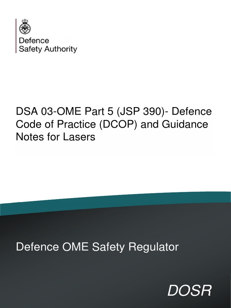 DSA 03 JSP 390-Final-OCT 19 V2 | PDF | Personal Protective Equipment ...