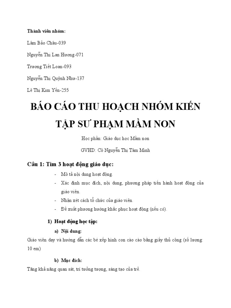 Gdhmn-St6-Nhóm CH I 3 | PDF