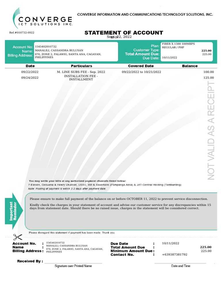 Sept. 22, 2022: 1545402010732 Manalili, Cassandra Bulusan 070, Zone 2 ...