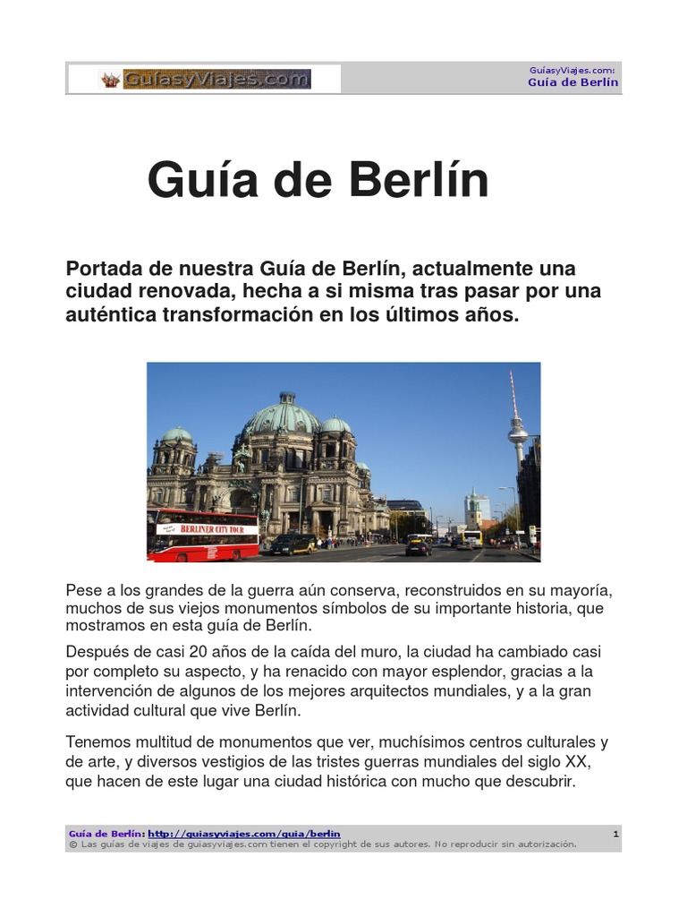 Guía Berlín | PDF | Berlina | Museo