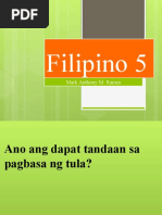 Pangangalang Tahas, Basal, Lansakan | PDF