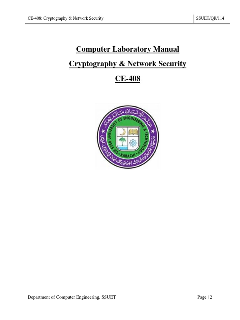 Candns Lab Manual 2021 Pdf Encryption Cryptography