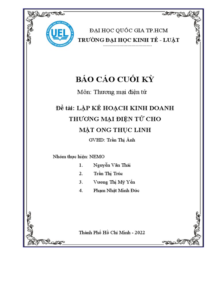 Đồ án Thương Mại điện Tử Pdf 