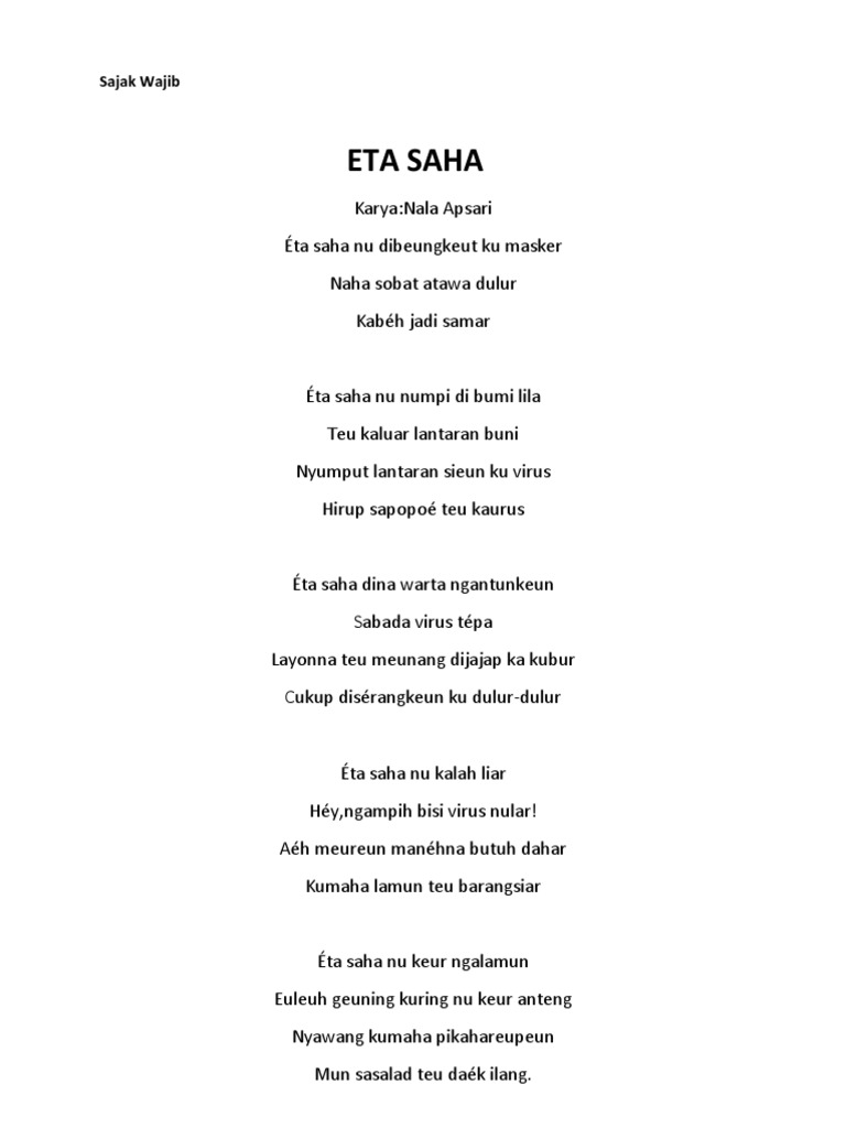 Éta Saha | PDF