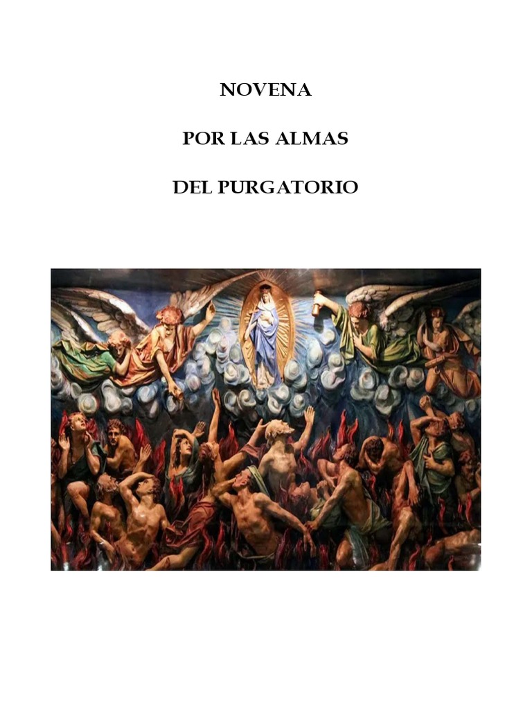 Novena Por Las Ánimas Del Purgatorio | PDF | Purgatorio | Misa (liturgia)