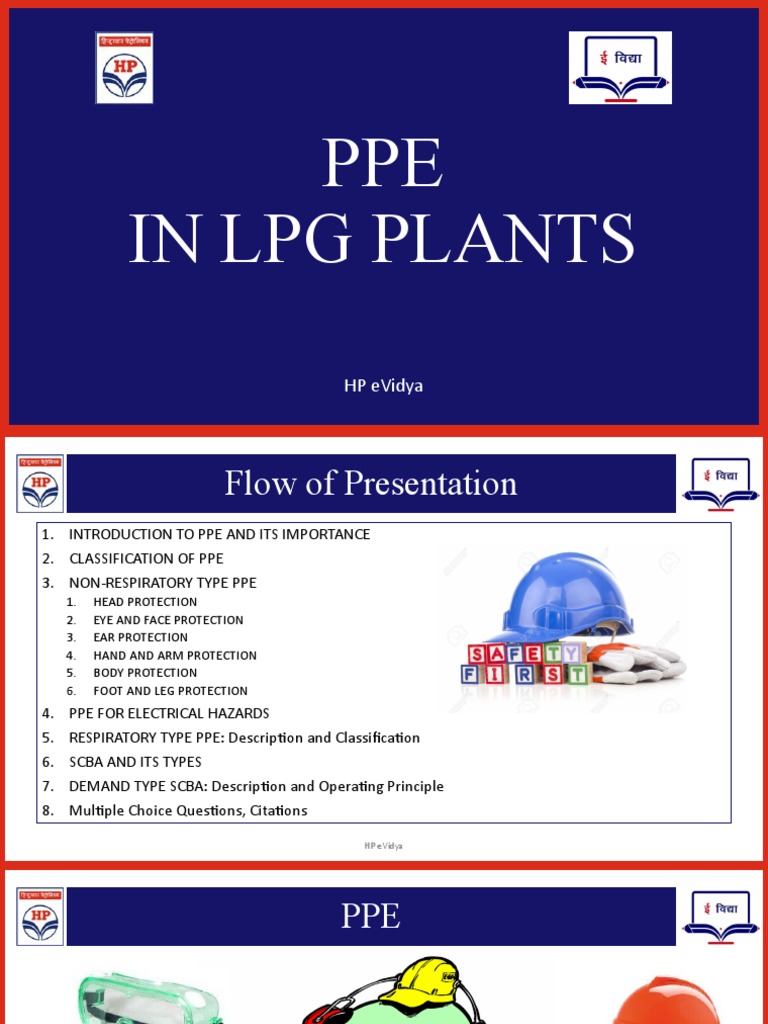 Ppe in LPG Plants: HP Evidya | PDF | Personal Protective Equipment ...