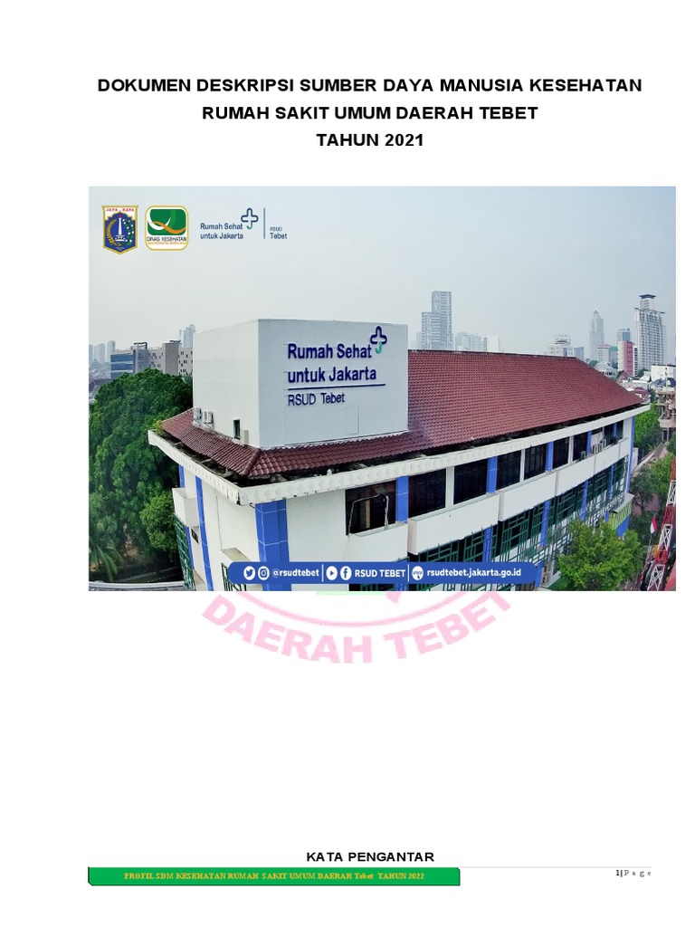 Profil SDMK Rsud Tebet THN 2022 | PDF