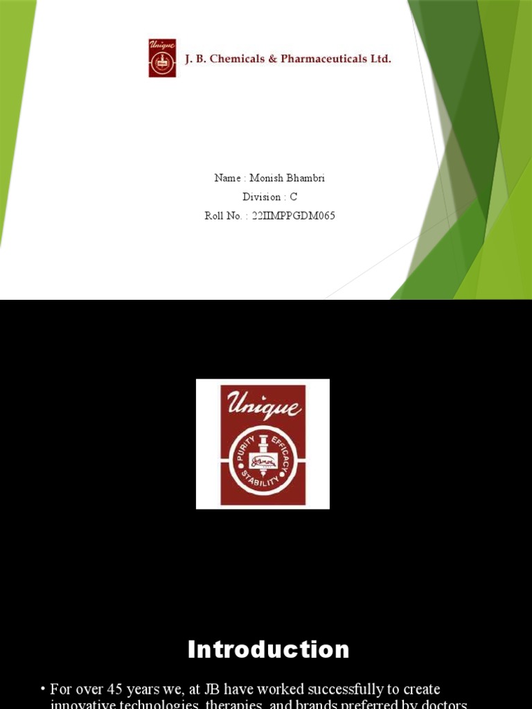 JB Chemicals Div C Roll 65 | PDF | Business