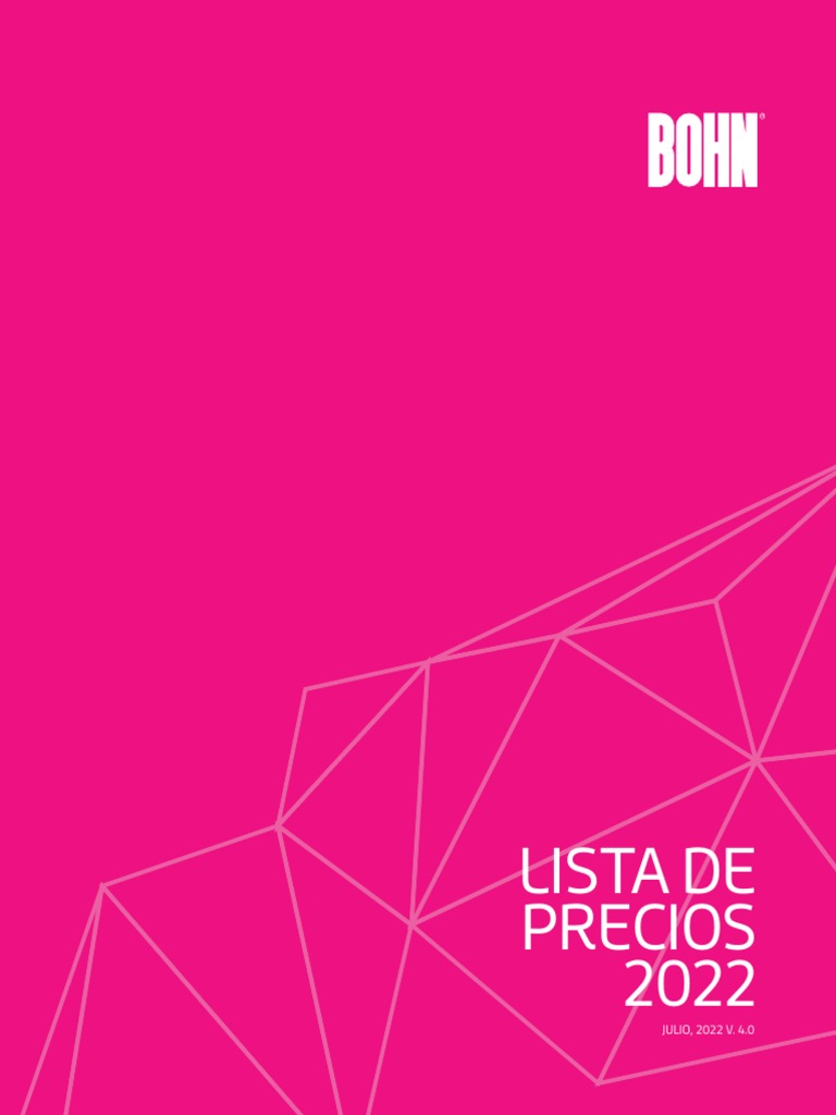 Lista de Precios BOHN 2022 JULIO 4 OK | PDF | Microeconomía | Dinero