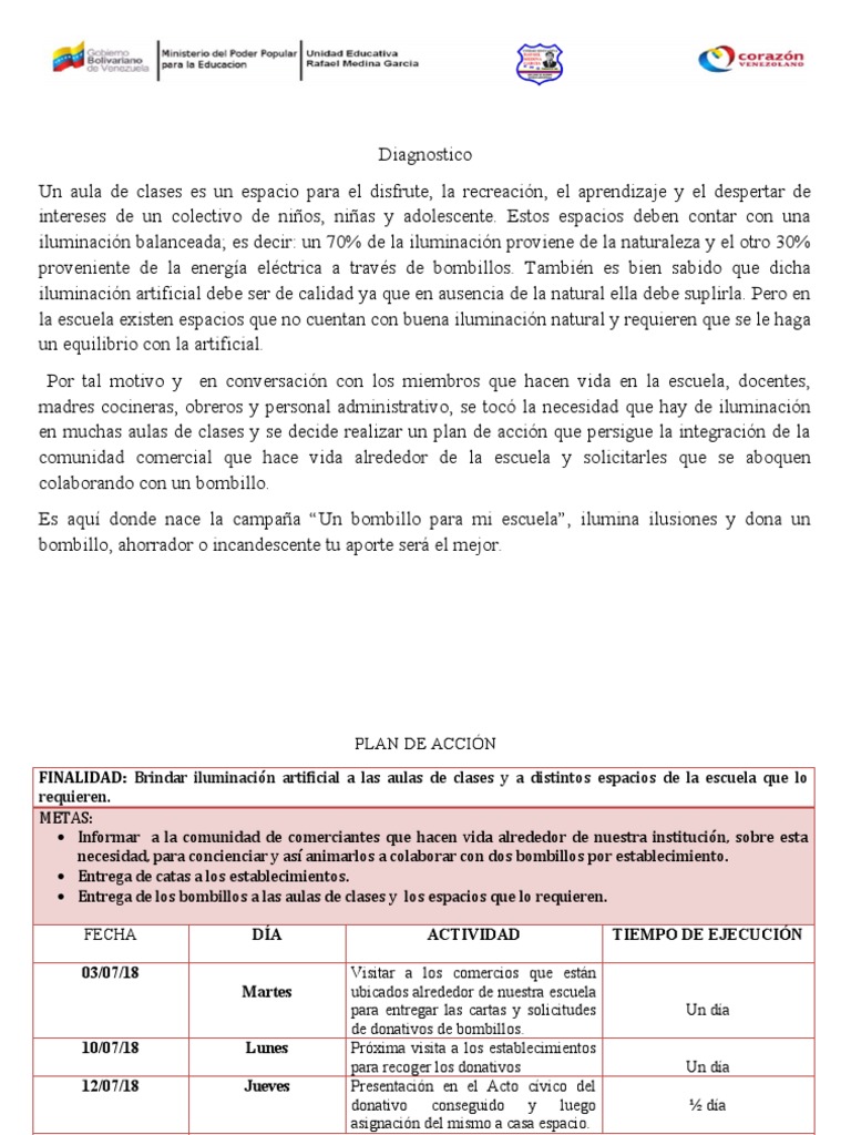 Diagnostico y Plan de Acción | PDF