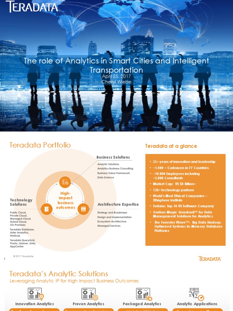 Teradata | PDF | Internet Of Things | Analytics