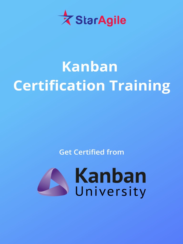 Kanban Certification | PDF
