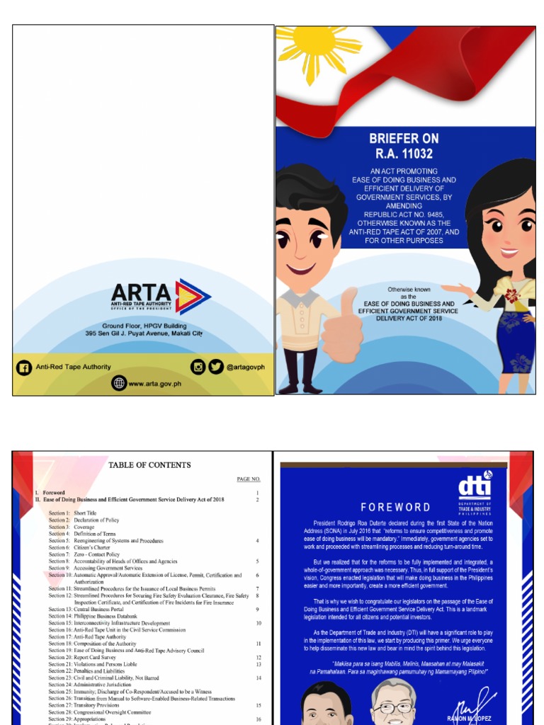 1a EODB Briefer - Final - Ver6 | PDF | U.S. Securities And Exchange ...