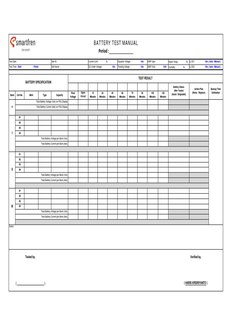 Form Battery Test Manual v1.3-1 | PDF | Power Supply | Voltage