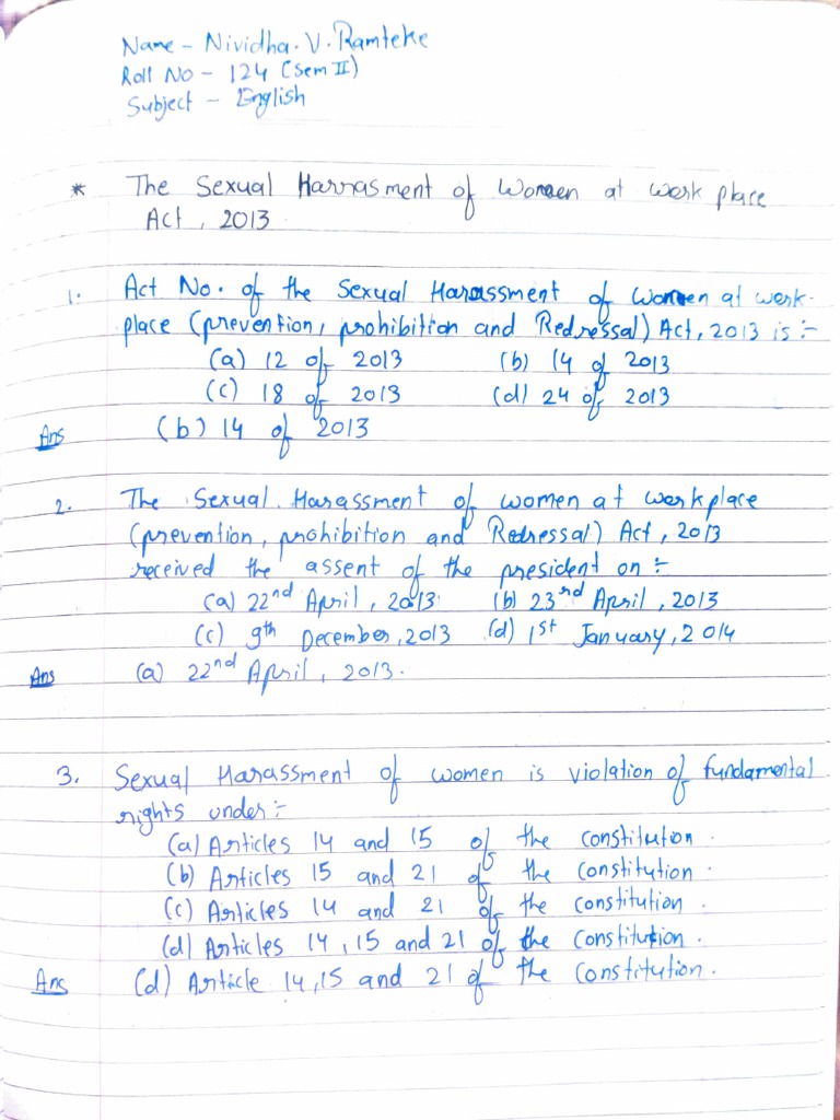 Ballb English Assignment (Sem 2) | PDF